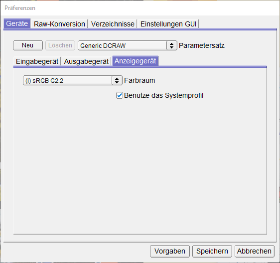 FDRTools - Präferenzen